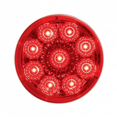 2" Round Red Reflector LED Light – Chrome Shop Canada