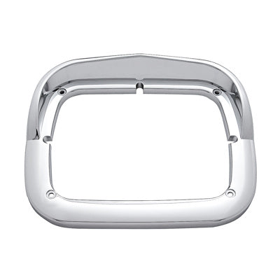 5" x 7" Headlight Bezel with Visor – Chrome Shop Canada