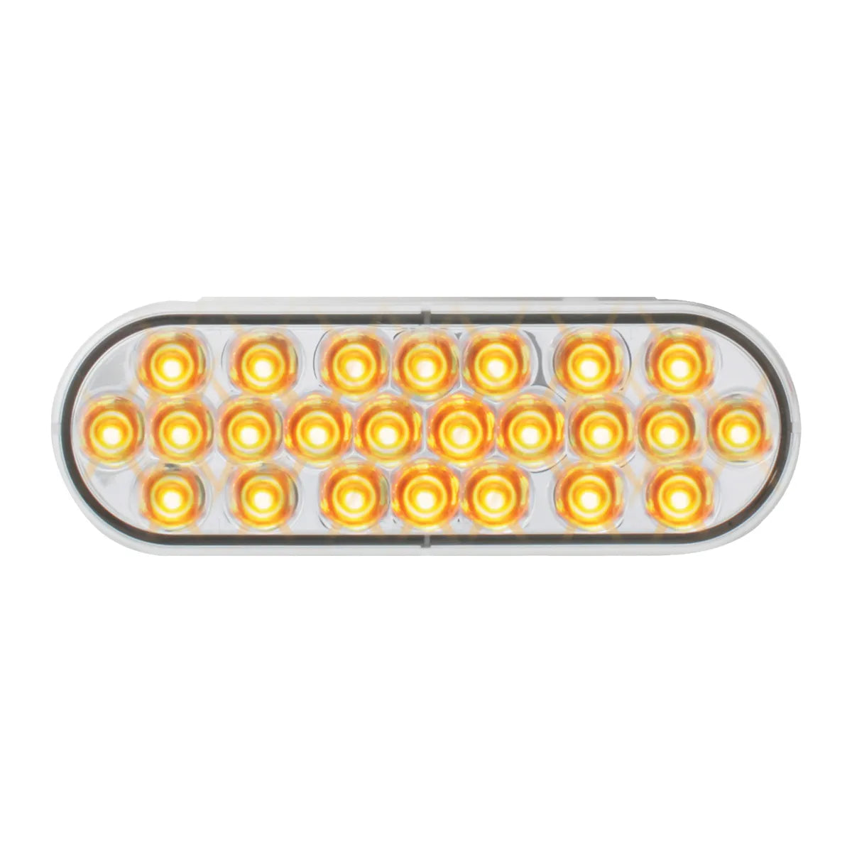 Pearl Clear Amber Oval LED Light – Chrome Shop Canada