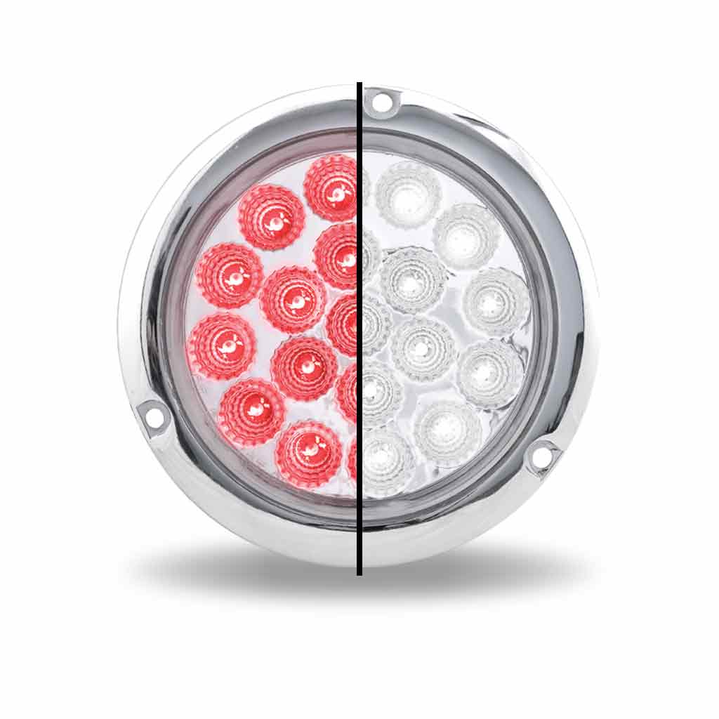 4" Red to White Flange Mount LED Tail Light – Chrome Shop Canada