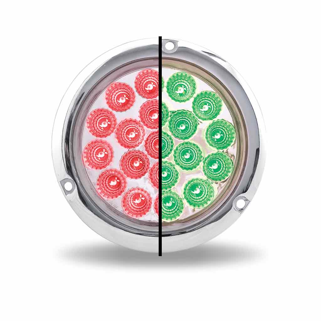 4" Red to Green Flange Mount LED Tail Light – Chrome Shop Canada