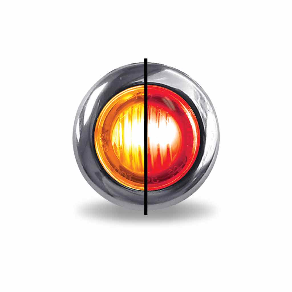 Amber / Red 3/4" LED Light – Chrome Shop Canada